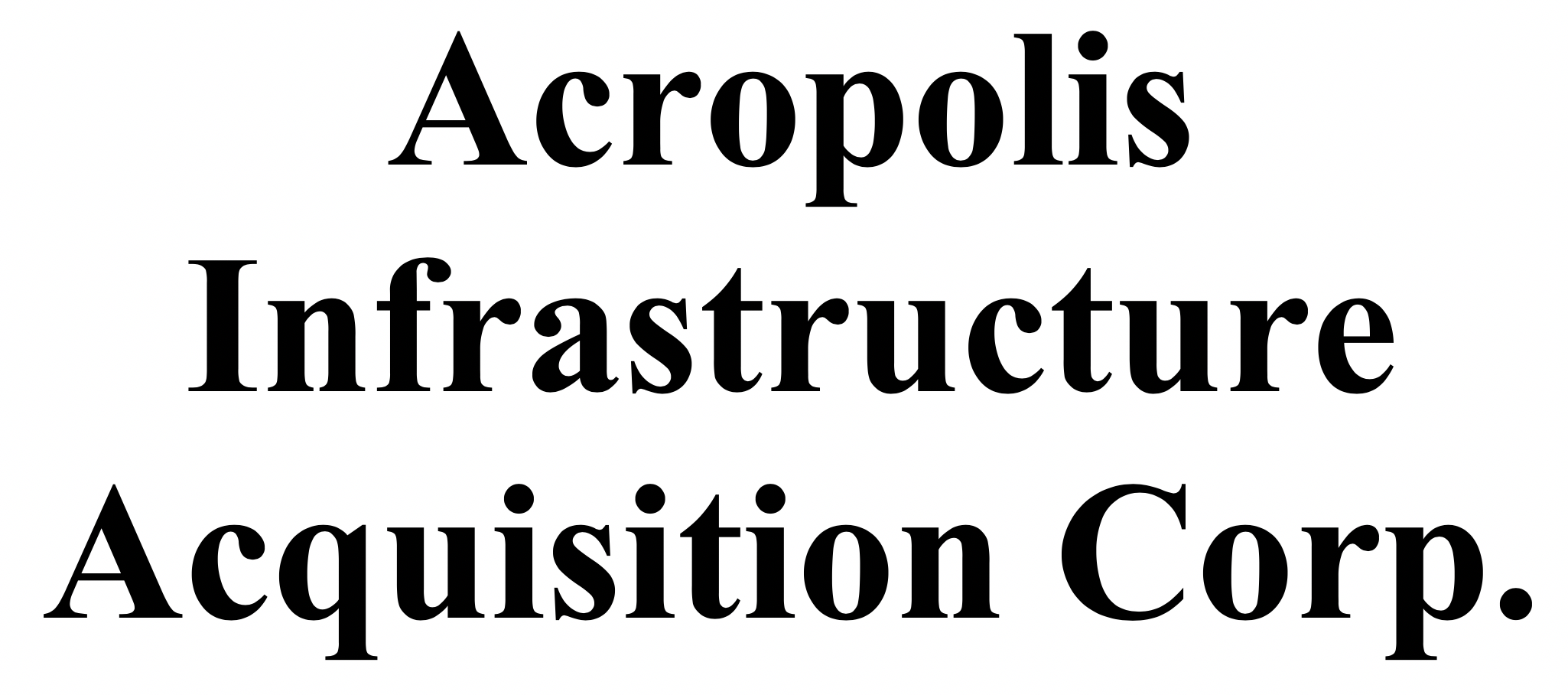 Acropolis Infrastructure Acquisition Corp. ECM- Jul21 - Drexel Hamilton
